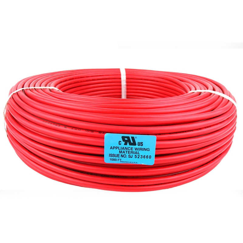 正标UL1015-AWG单芯线600V-105℃PVC电子线供电线美标UL认证